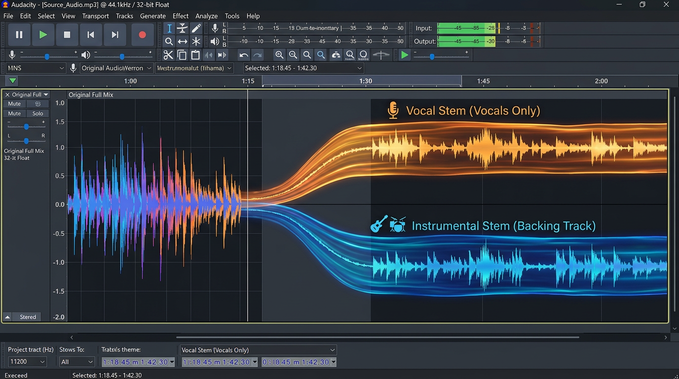 How to Remove Vocals from a Song in Audacity (and When to Use a Stem ...